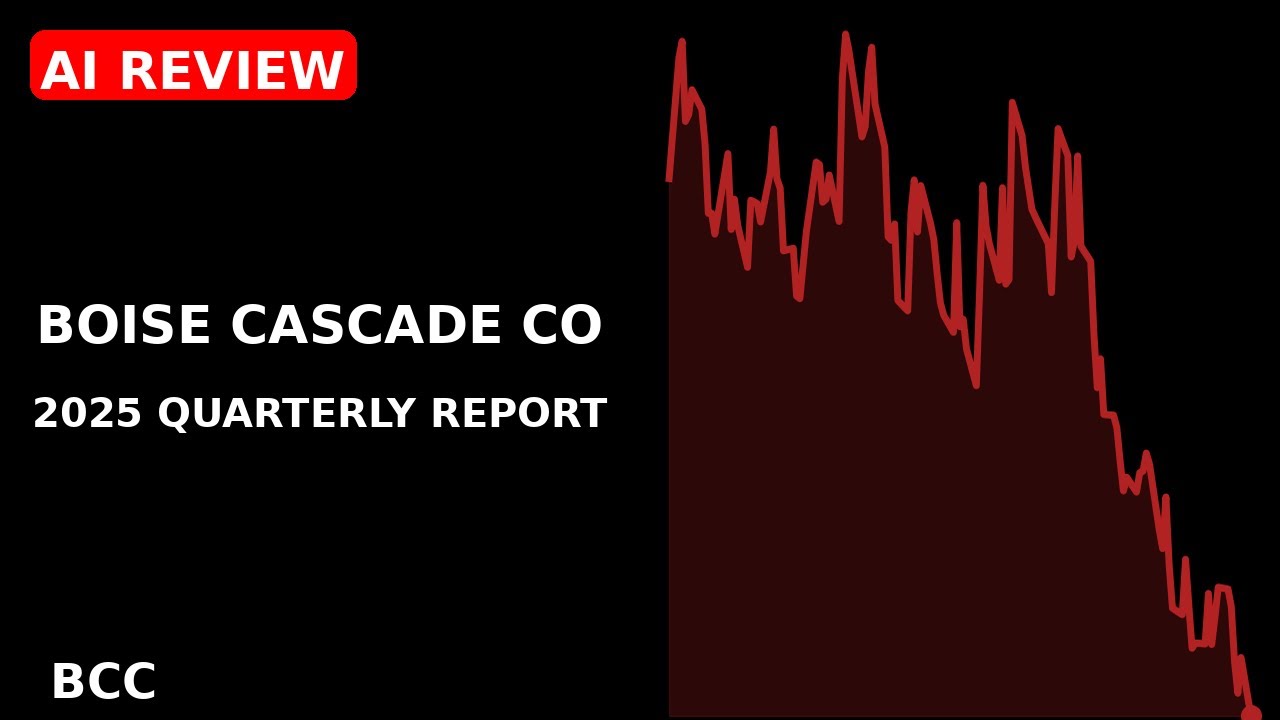 BOISE CASCADE CO 2025 quarterly report - YouTube
