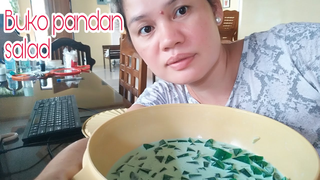 Buko pandan salad,para sa mainit na panahon - YouTube