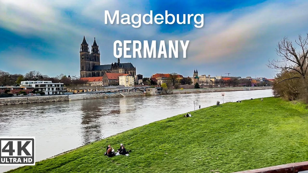 Magdeburg walk tour: A amazing walking along Elbe river and in city ...