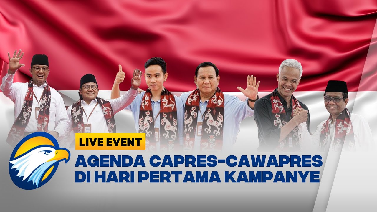 Hari Pertama Capres Cawapres Mulai Kampanye Pemilu 2024 Youtube