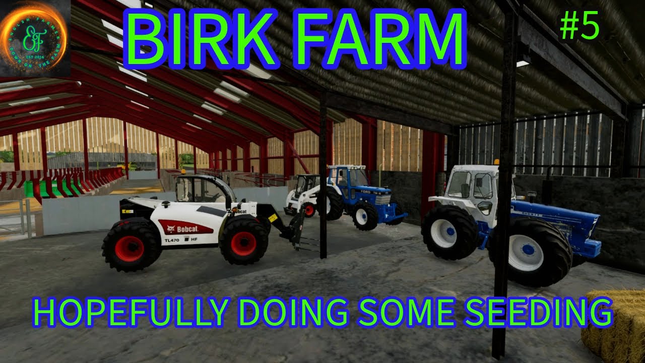 hopefully doing some seeding|birk farm|farming simulator - YouTube
