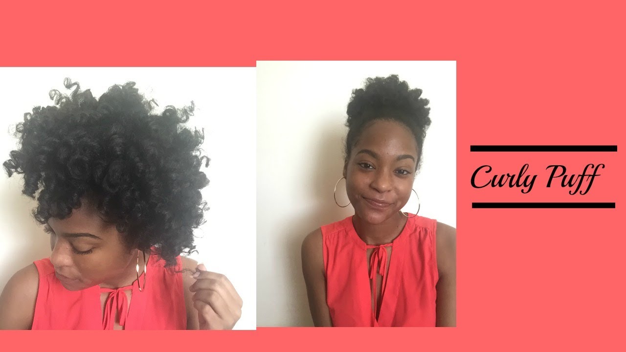 How To | High Puff on Natural Hair - YouTube