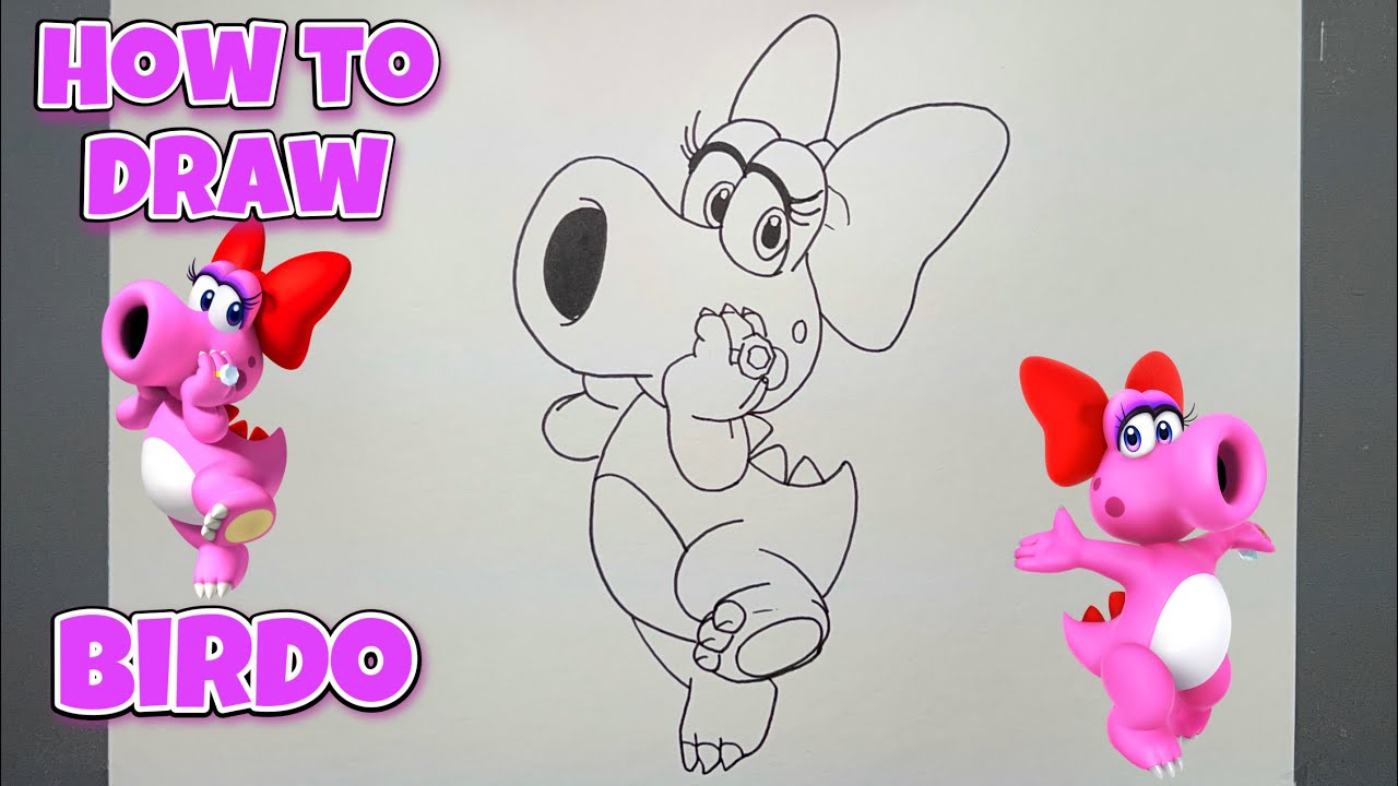 How To Draw Birdo | Super Mario #drawing #birdo - YouTube