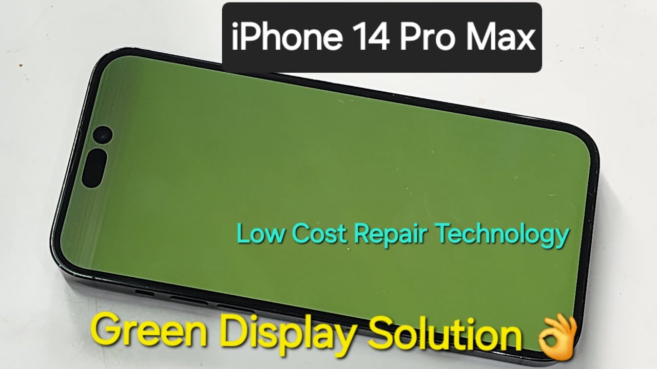iPhone 14 Pro Max Green Display Solution. Any type iphone after upgrade ...