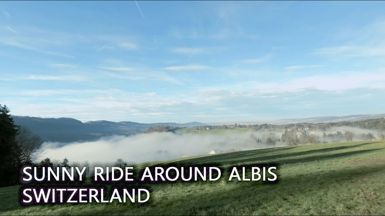 Sunny ride around Albis, Switzerland - YouTube