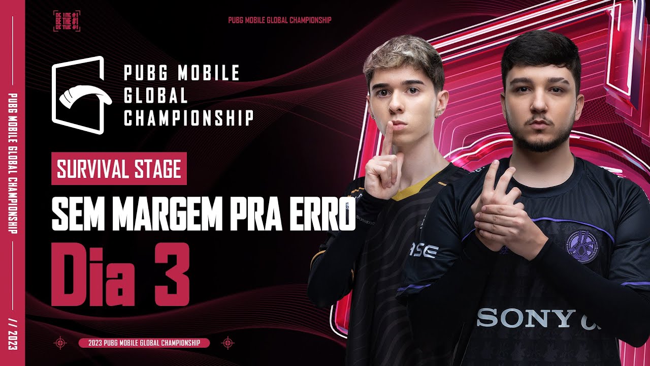 [PT] PMGC League 2023 | Survival Stage Dia 3 | PUBG MOBILE Global ...