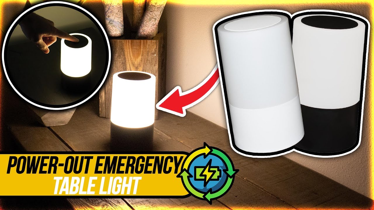 RZLAHR - Power-Out Emergency Table Light - Rechargeable Light - 4 Light ...