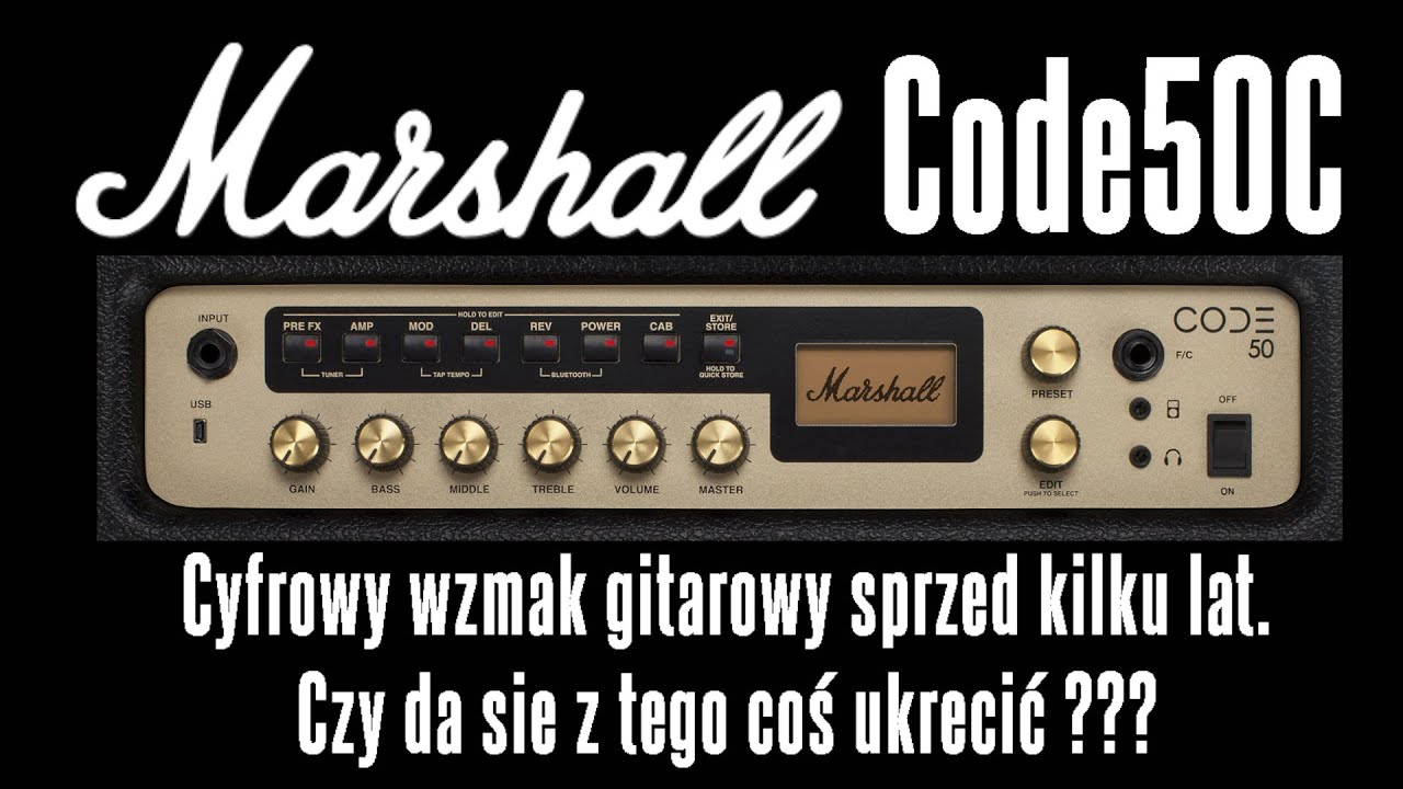 Marshall Code 50 - Czy jednak da się coś z tego wykręcić ??? - FOG - YouTube