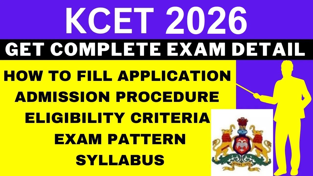 KCET 2024 Notification (Out), Application, Dates, Eligibility, Syllabus ...