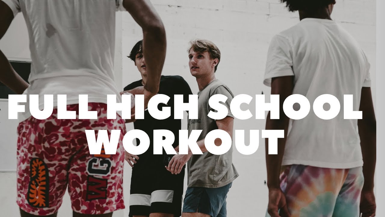 Full High School Basketball Workout (Competitive) - YouTube