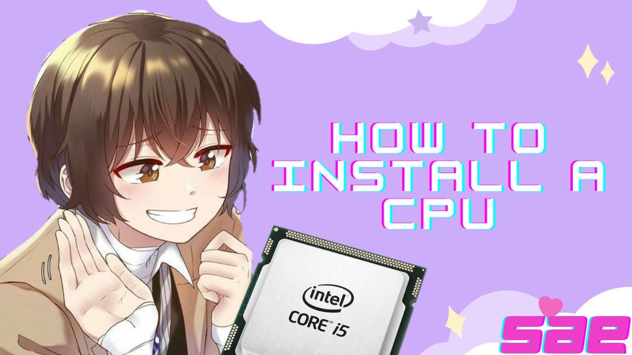 HOW to INSTALL a CPU [Tutorial random and english project] - YouTube