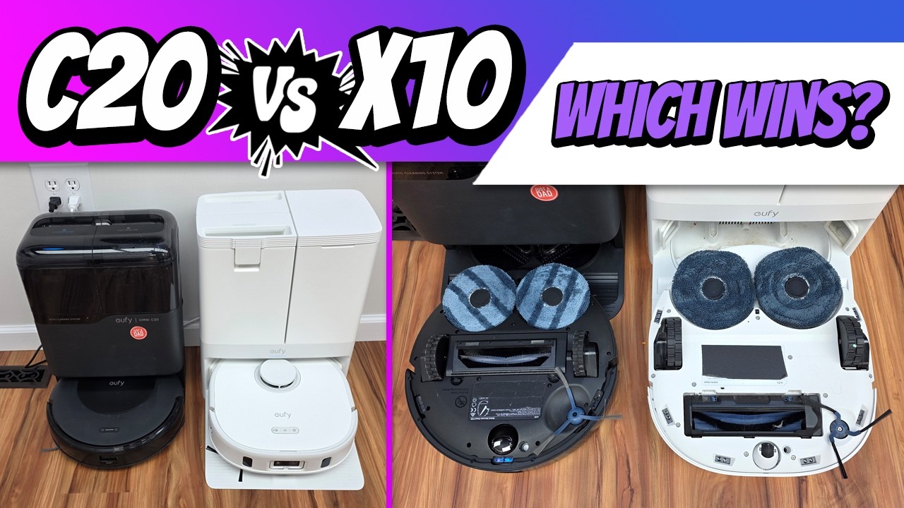 NEW! eufy C20 vs X10 Robot Vacuum & Mop Combo Comparison - Who Wins ...
