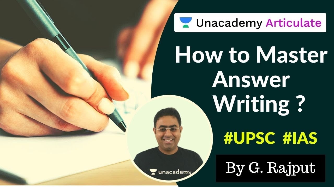 How to Master Answer Writing | UPSC Preparation | By G Rajput - YouTube