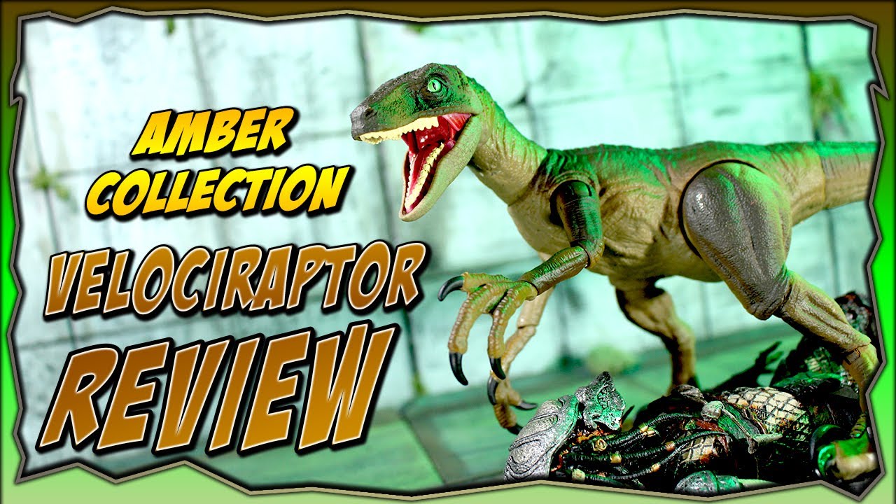 Mattel's Amber Collection Velociraptor REVIEW - YouTube