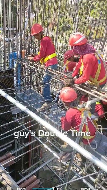 Staging Preparation for 2F-3F Rebar Works #staging #preparation #rebar ...