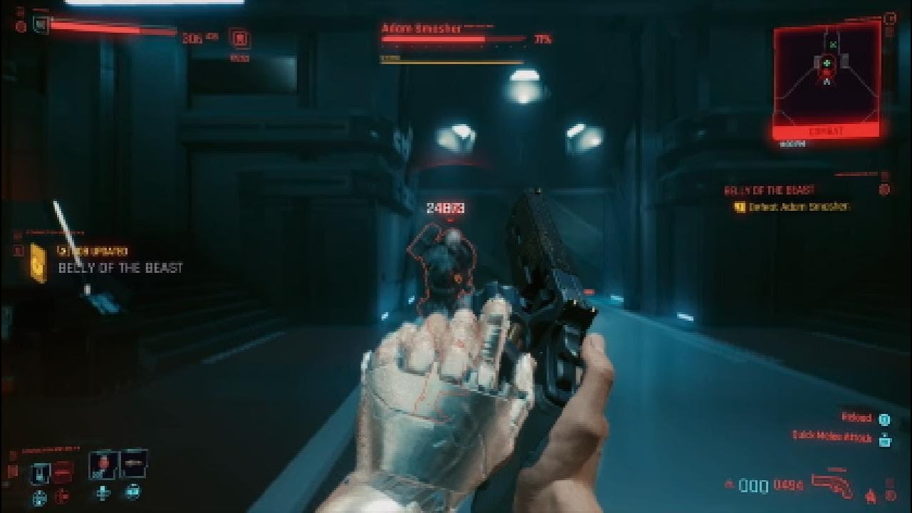 Cyberpunk 2077 - Destroying Adam Smasher with River's Revolver "Crash ...