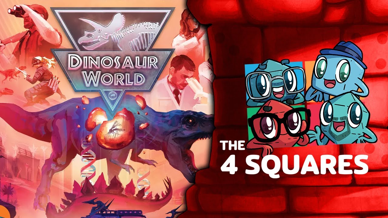 The 4 Squares Review - Dinosaur World - YouTube