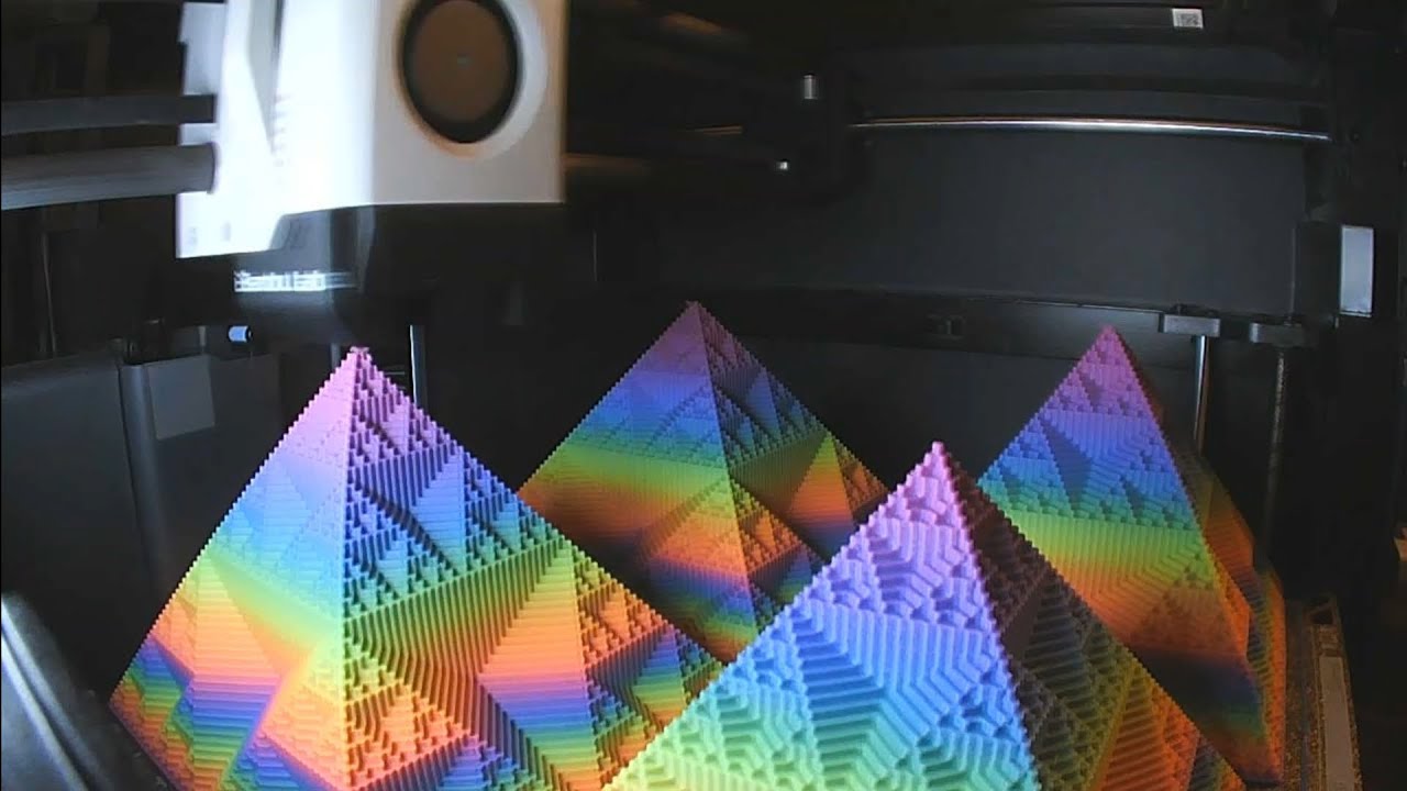 3D Printing Time Lapse: Procedural Pyramid Power! - YouTube
