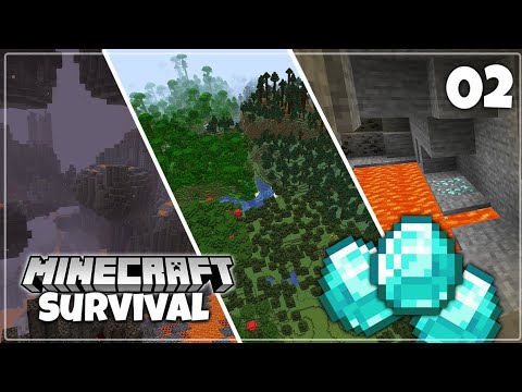 going mining in Minecraft ( survival lets play #2) - YouTube