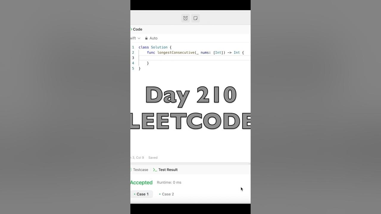 Day 210: LeetCode Problem 128. - Swift #daily #challenge #swiftui #coding #FAANG - YouTube