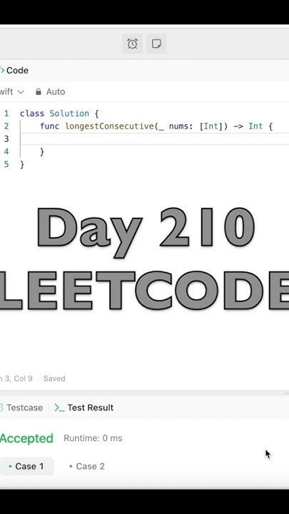 Day 210: LeetCode Problem 128. - Swift #daily #challenge #swiftui #coding #FAANG - YouTube