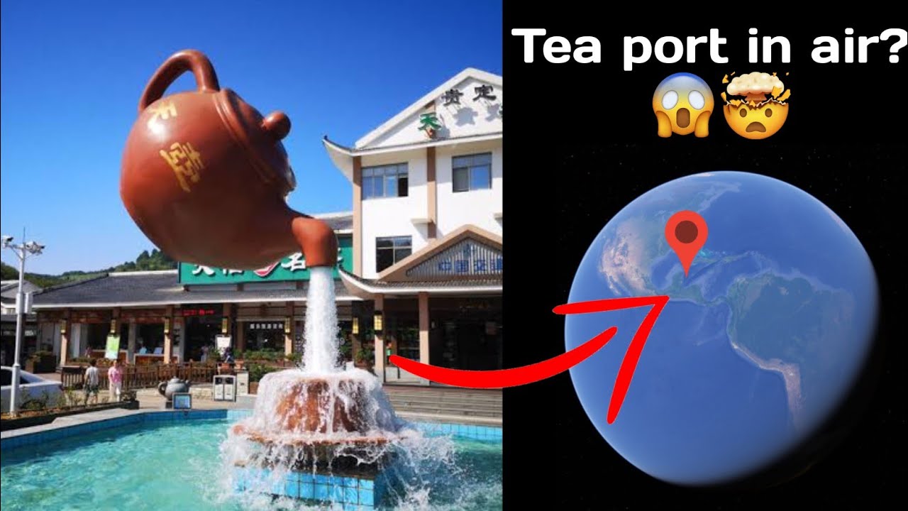 Found floating tea port in real life on google map and google earth ...