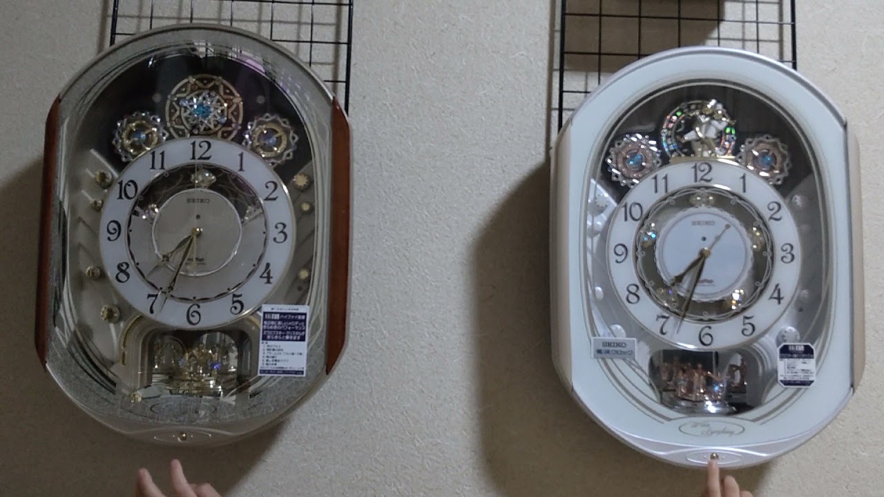 SEIKOウェーブシンフォニーRE562G＆RE565H - YouTube