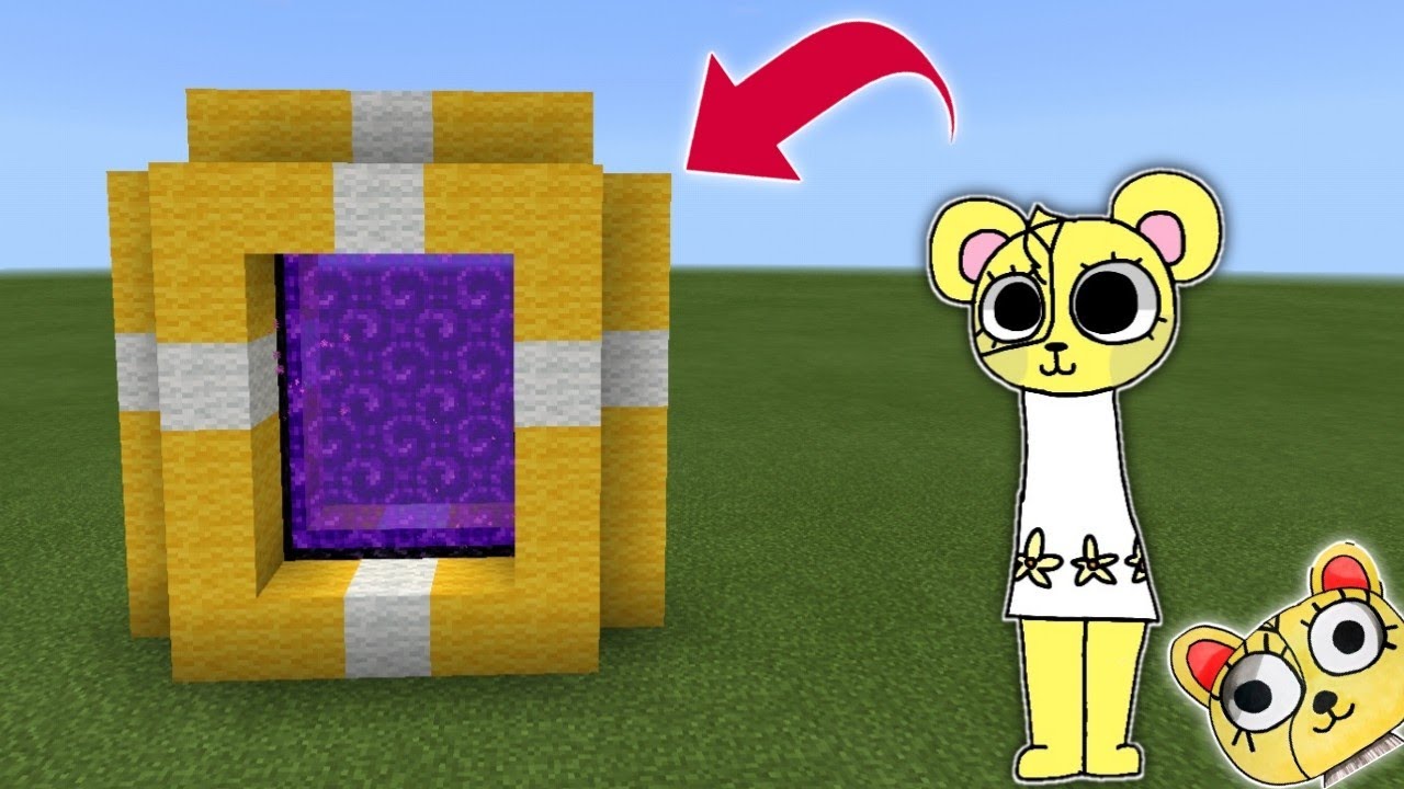 Membuat Portal Cartoon Girl YOYO (Horror) - Minecraft - YouTube