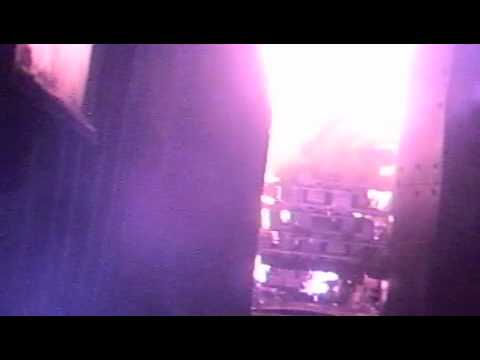 Flashover Container Feuerwehr Wiesbaden 2 - YouTube