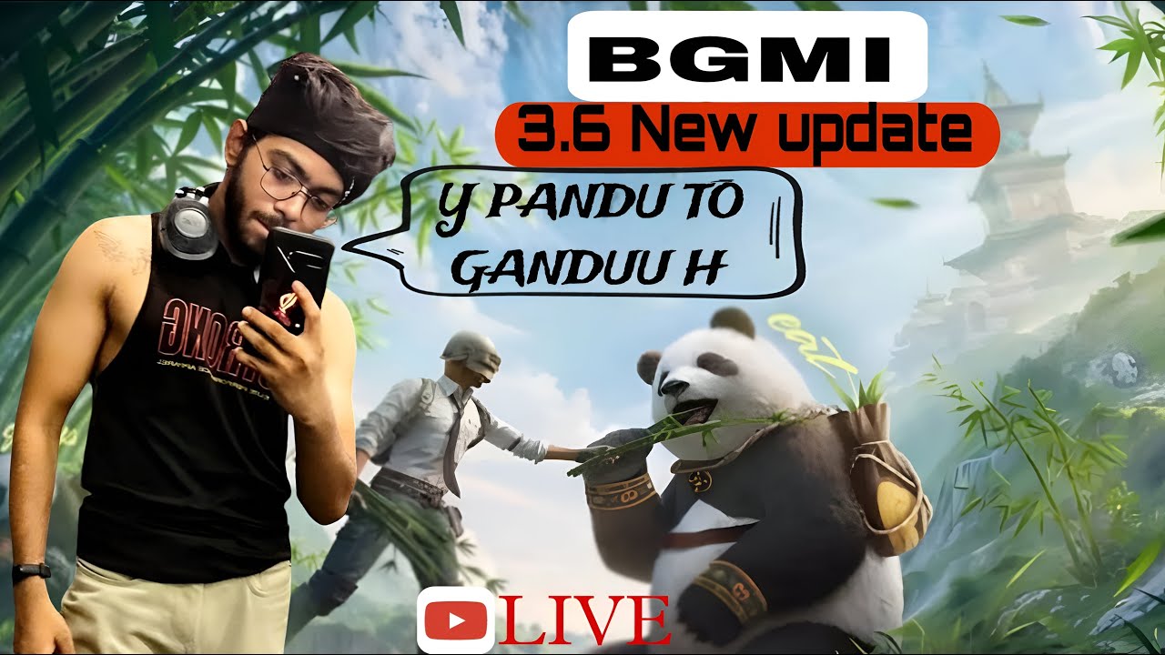 3.6 update MAI Y Pandu to gaandu h #youtube #shorts #feed #live #bgmi # ...