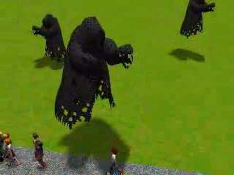 Animated Ghoul Demo RCT3 - YouTube