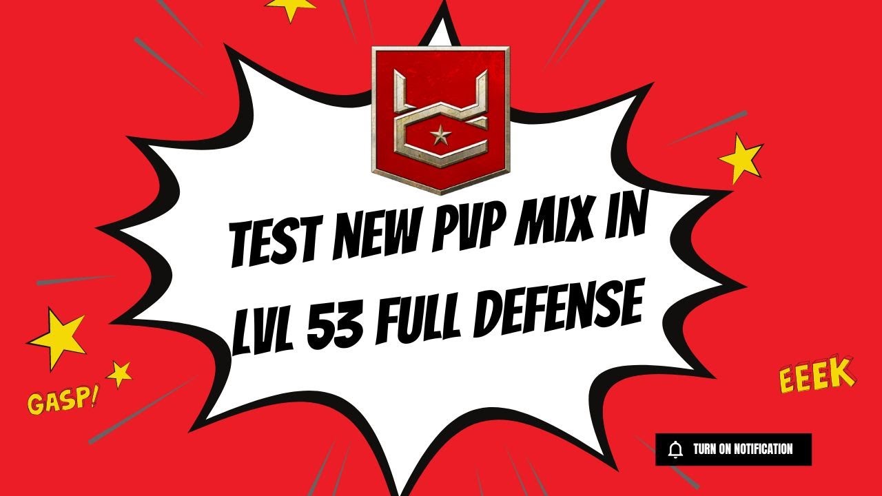 war commander test new pvp mix in lvl 53 full defense - YouTube
