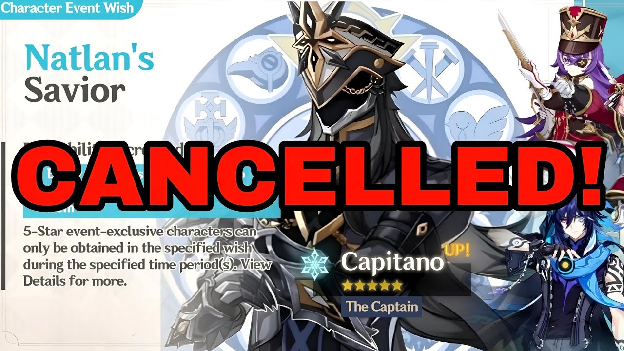 CAPITANO'S RELEASE CANCELLED | No Playable Fatui In Natlan? - Genshin ...