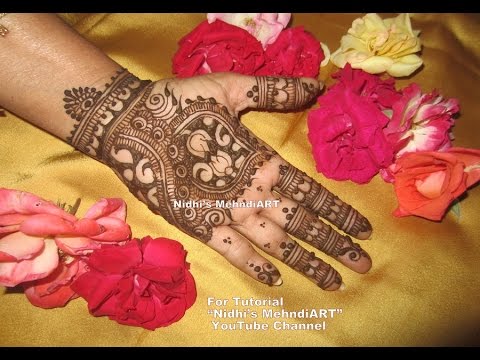 NEW Latest Traditional Negative Space Techniques in Henna Mehndi Design ...