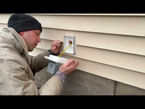 How To Install Electrical Switch On Wood Siding Exterior Wall