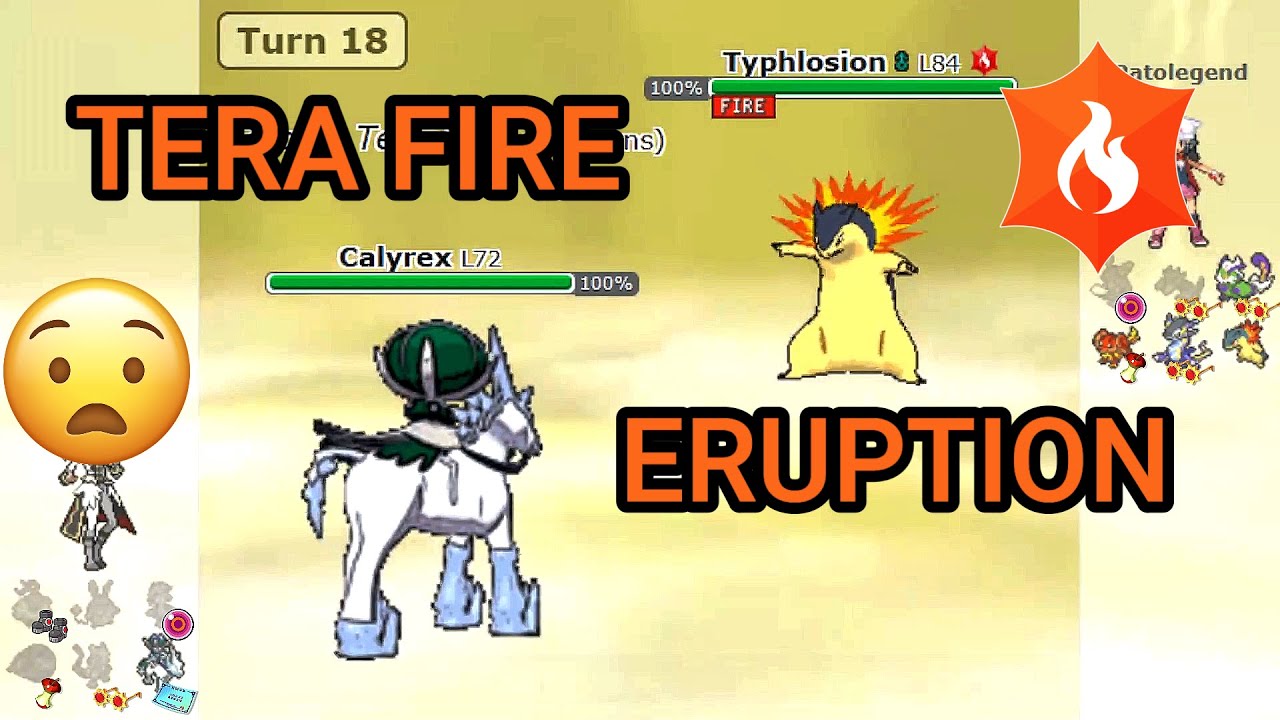 Eruption Typhlosion is Impossible to Stop! (Pokemon Showdown Random ...