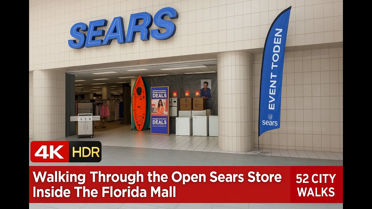 Walking Through the Open Sears Store Inside The Florida Mall | Rare ...