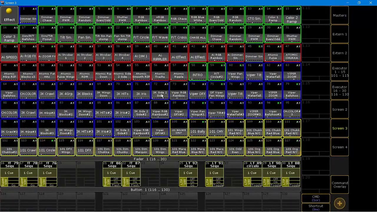 GRAND MA2 500 EFFECTS - YouTube