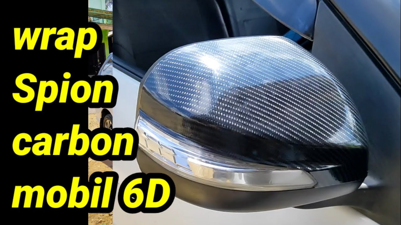 Spion carbon, pasang skotlet stiker carbon 6D dispion mobil Avanza ...