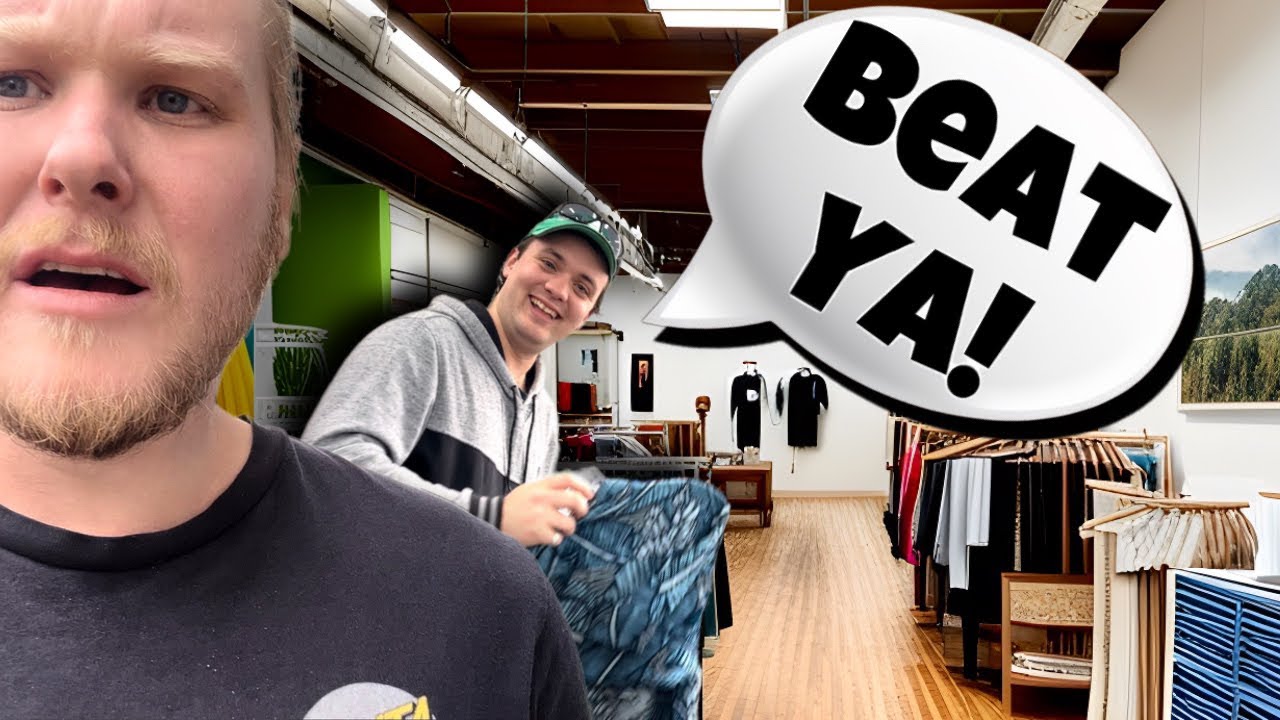 Gotta be quick on the thrift with these resellers around… - YouTube