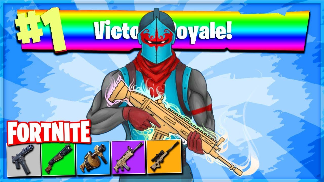 THE RAINBOW GUN CHALLENGE in Fortnite: Battle Royale! (Fortnite ...