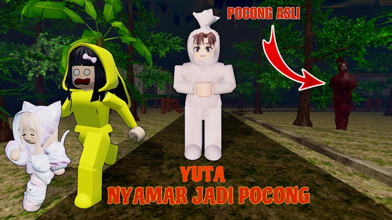 Yuta Nyamar Jadi Pocong, Baby Celine Dan Mio Takut Karena Ada Hantu ...