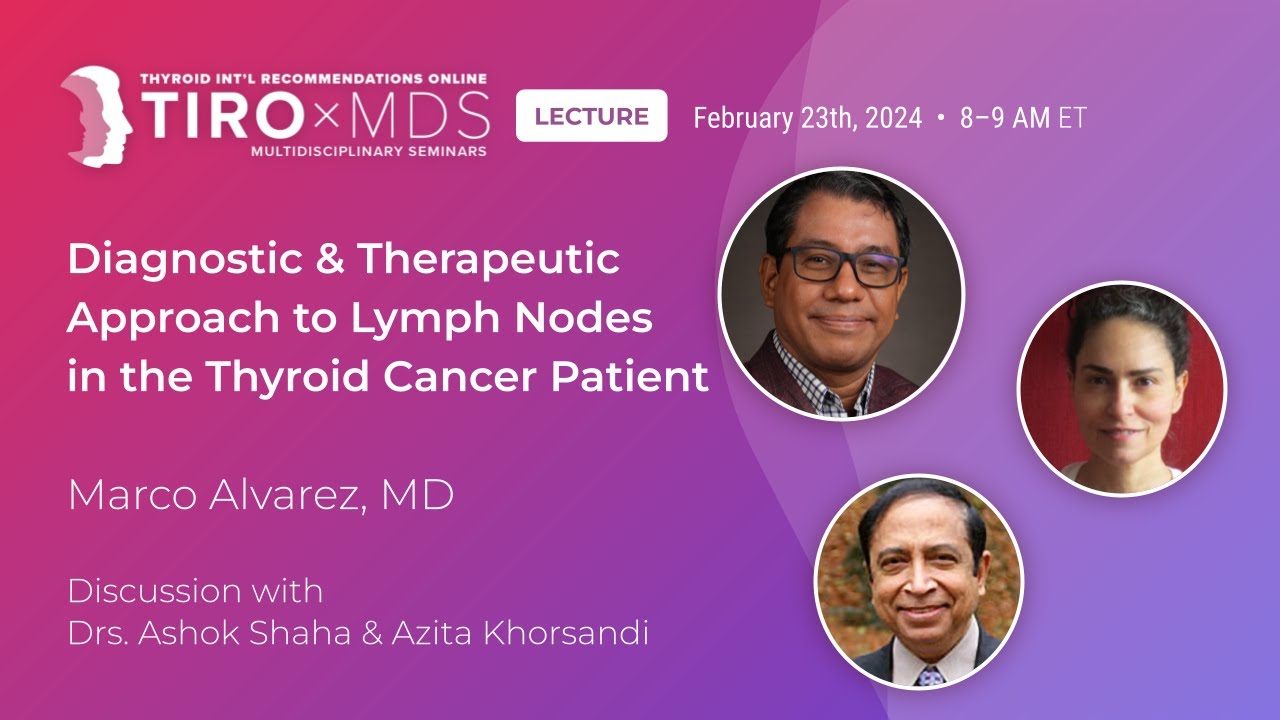 Watch Past Webinar Sessions ‣ TIROxMDS Series