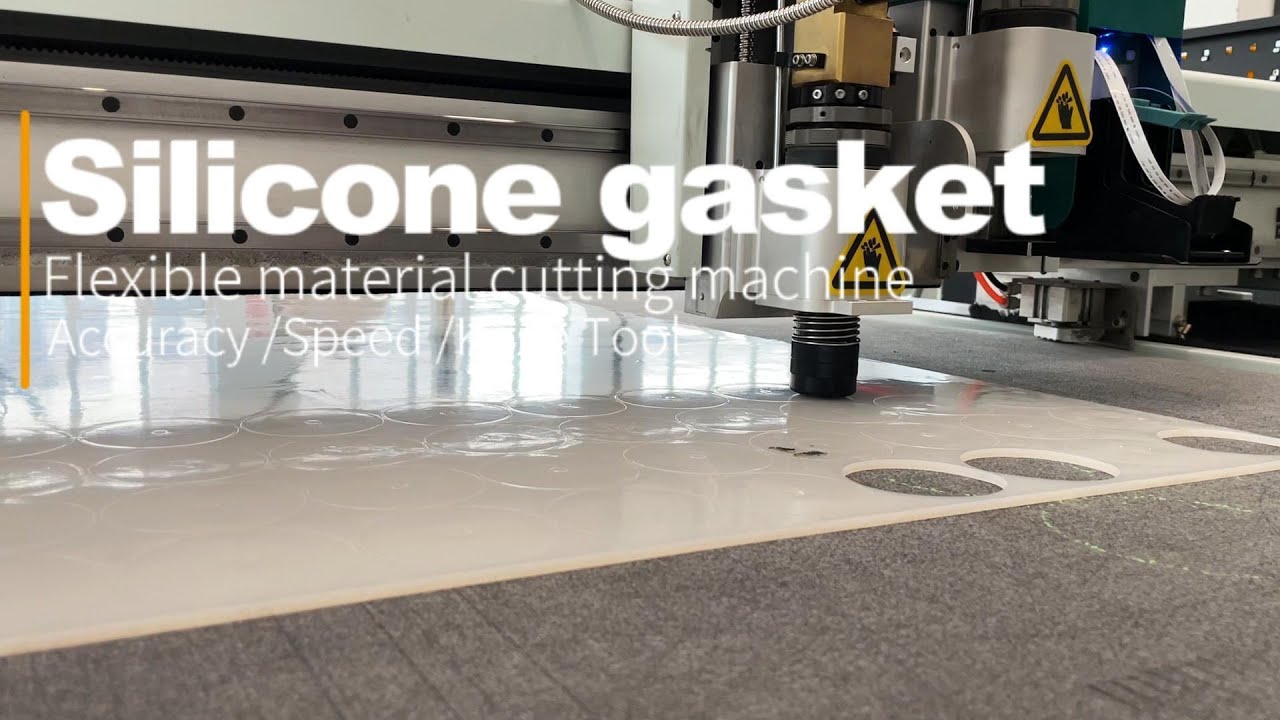 Smart Sealing gasket cutting machine - YouTube