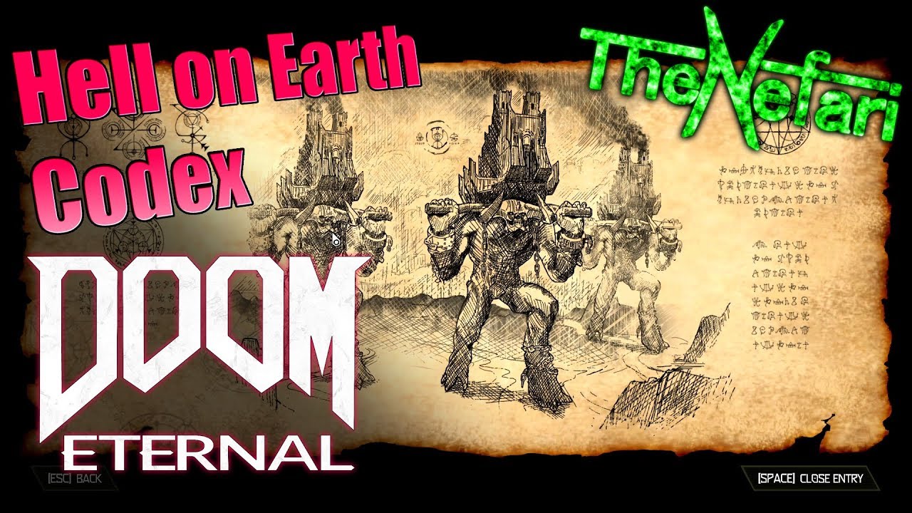 Doom Eternal Hell on Earth Codex Entries - YouTube