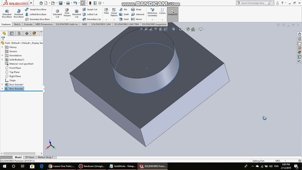 How to draw in Solidworks for beginners Very Easy tutorial - YouTube