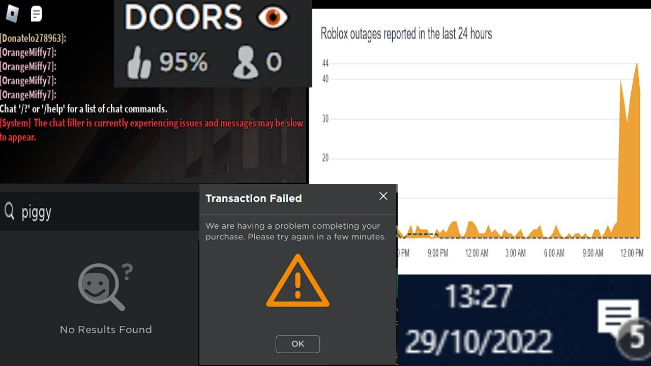 The Great Roblox Outage #2022 - YouTube