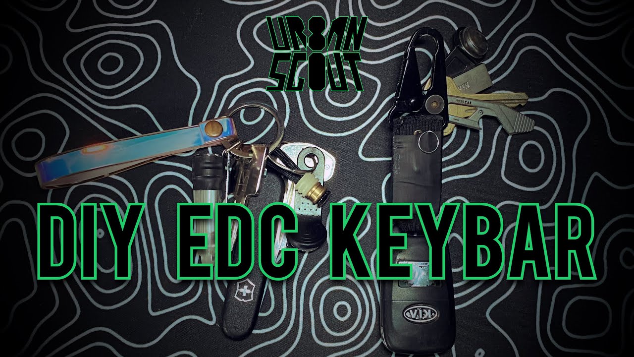 EDC ключи. DIY KEYBAR 🔑🛠🗝🔧 - YouTube