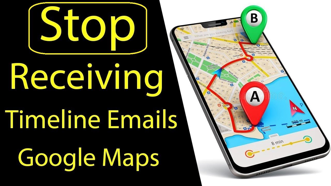 How to start / stop receiving mails from google maps timeline - YouTube