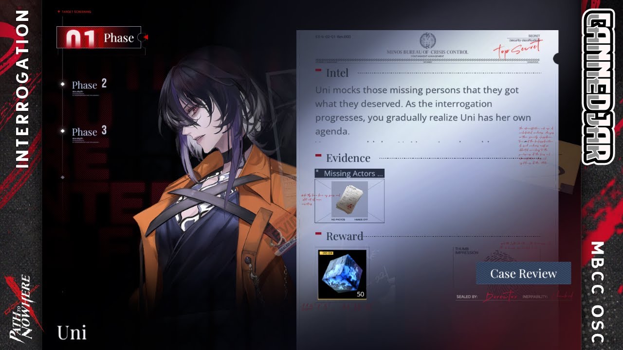 Uni | Sinner Interrogation | Path to Nowhere (PTN) - YouTube